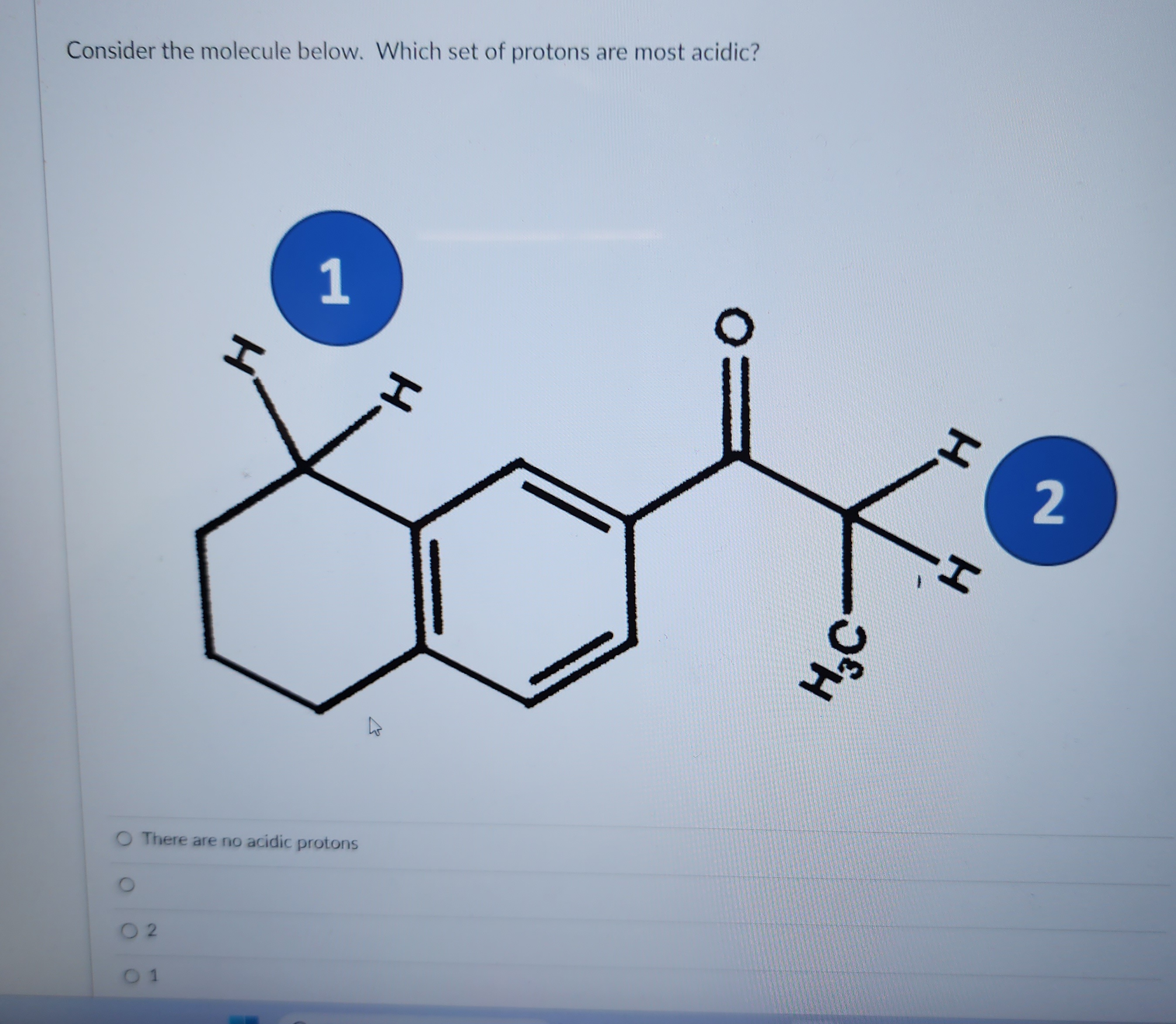 Solved Consider the molecule below. Which set of protons are | Chegg.com