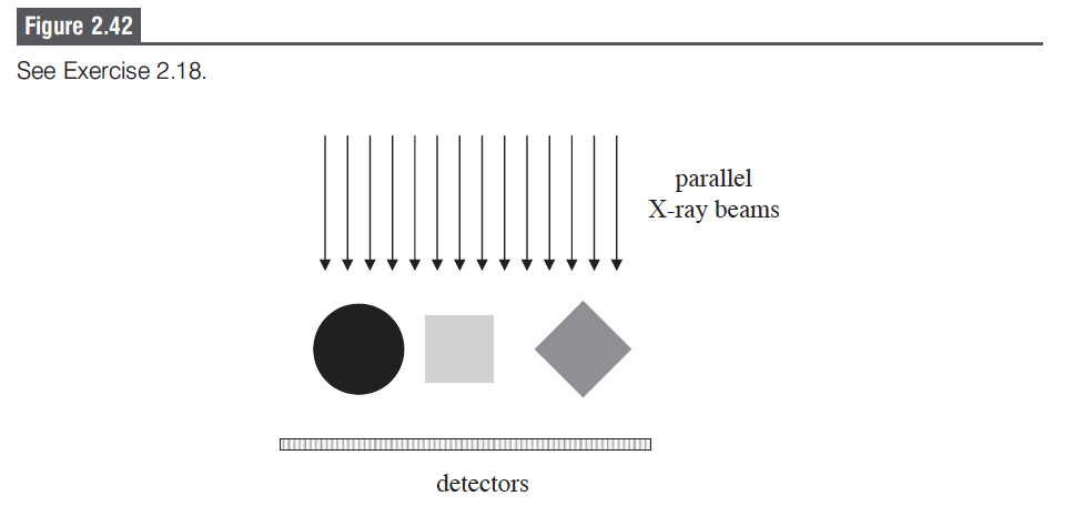 Figure 2.42 See Exercise 2.18. parallel X-ray beams | Chegg.com