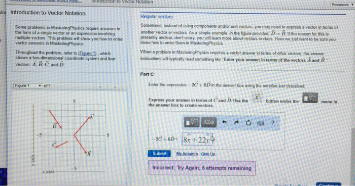 Solved Introduction to Vector Notation Regular vectors | Chegg.com