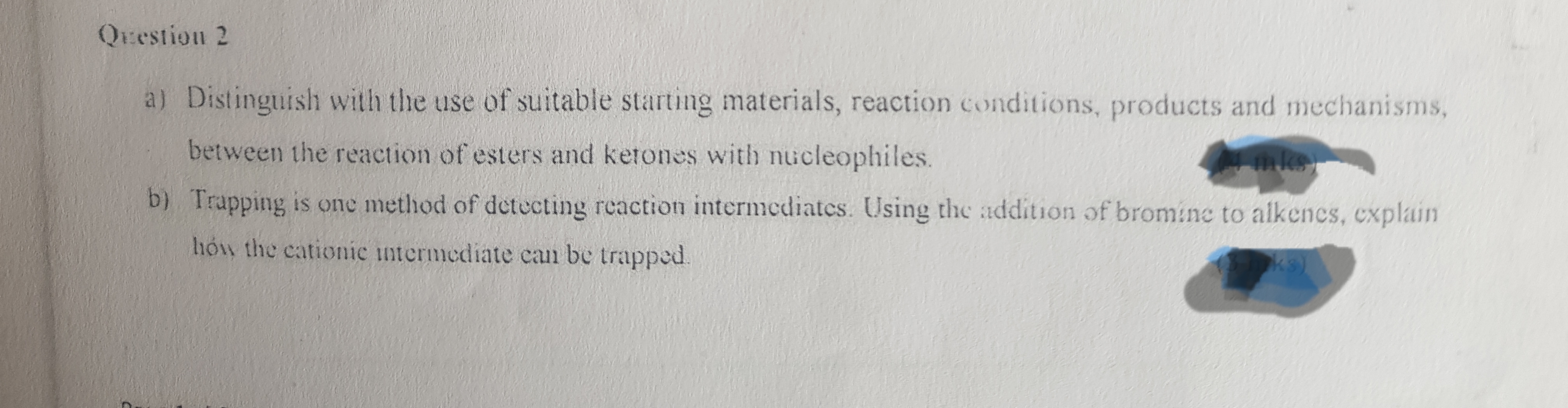 Solved Question 2a) ﻿Distinguish with the use of suitable | Chegg.com