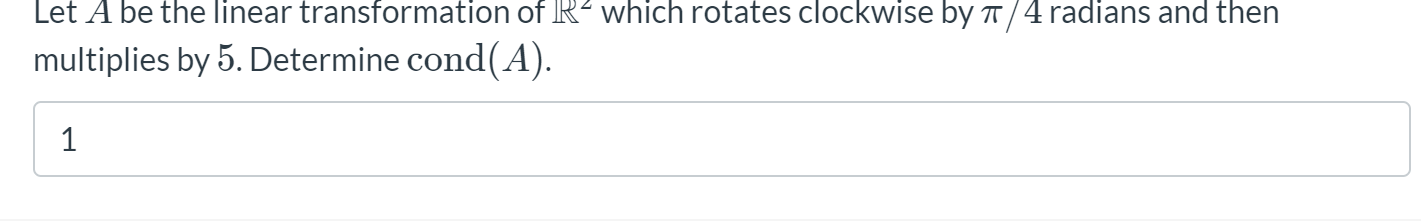 Solved Let A be the linear transformation of R- which | Chegg.com