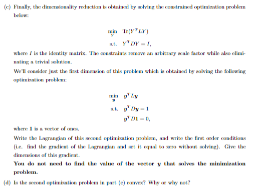 Solved Here we'll consider an important dimensionality | Chegg.com