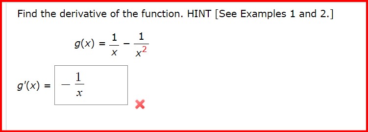 Solved Find the derivative of the function. HINT [See | Chegg.com