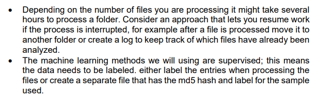 Solved Convert EXE files to CSV by creating a python | Chegg.com