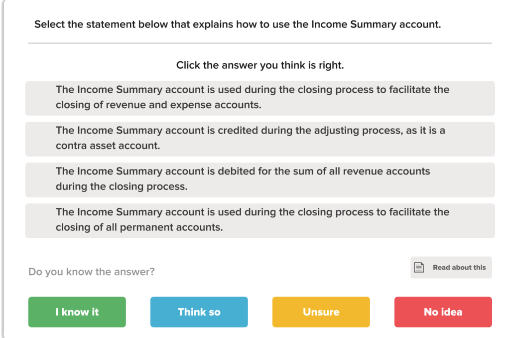 Solved Select the statement below that explains how to use | Chegg.com