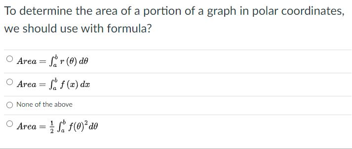 Solved To determine the area of a portion of a graph in | Chegg.com