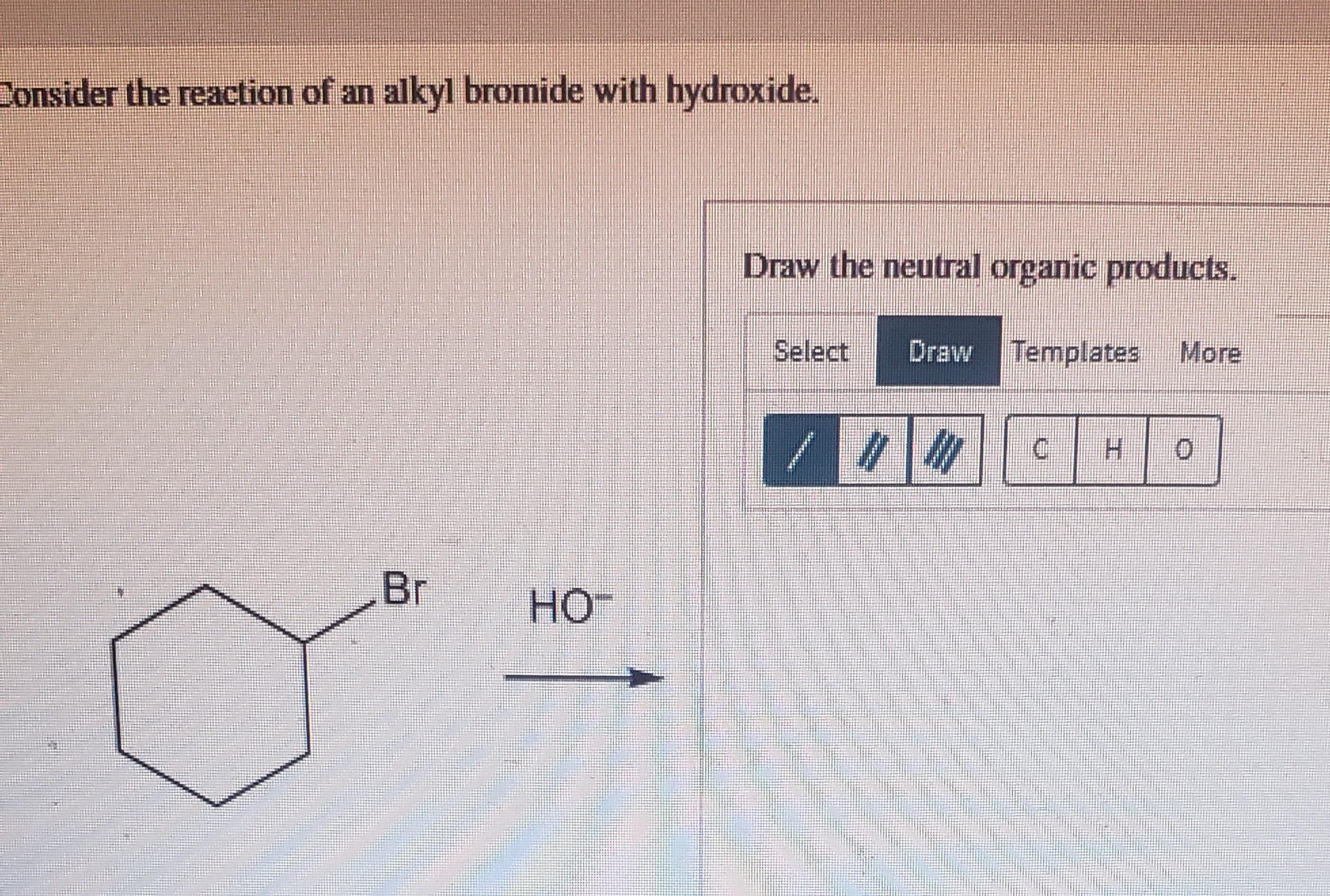 Solved Donsider the reaction of an alkyl bromide with | Chegg.com