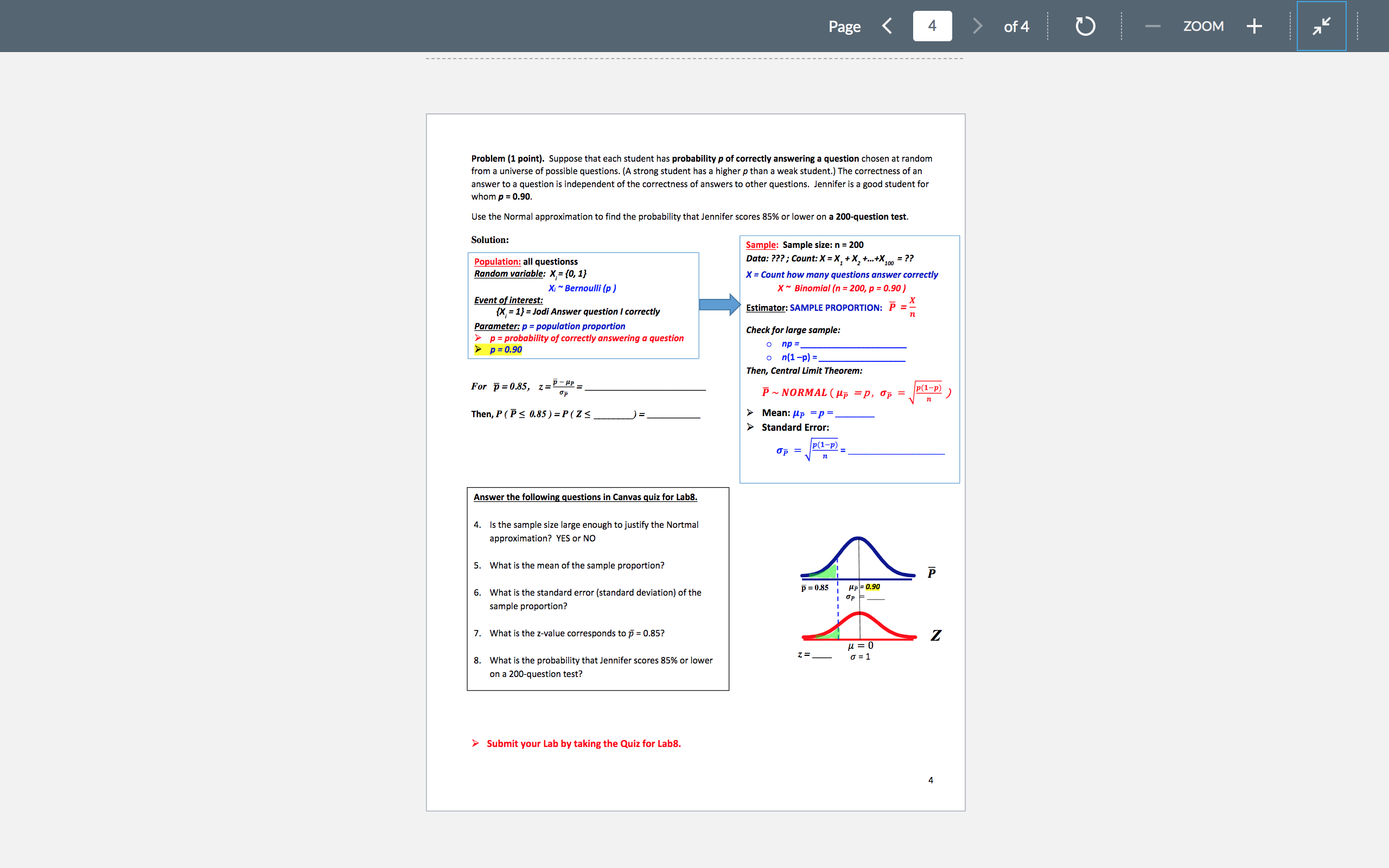 Solved Problem (1 point). Suppose that each student has | Chegg.com