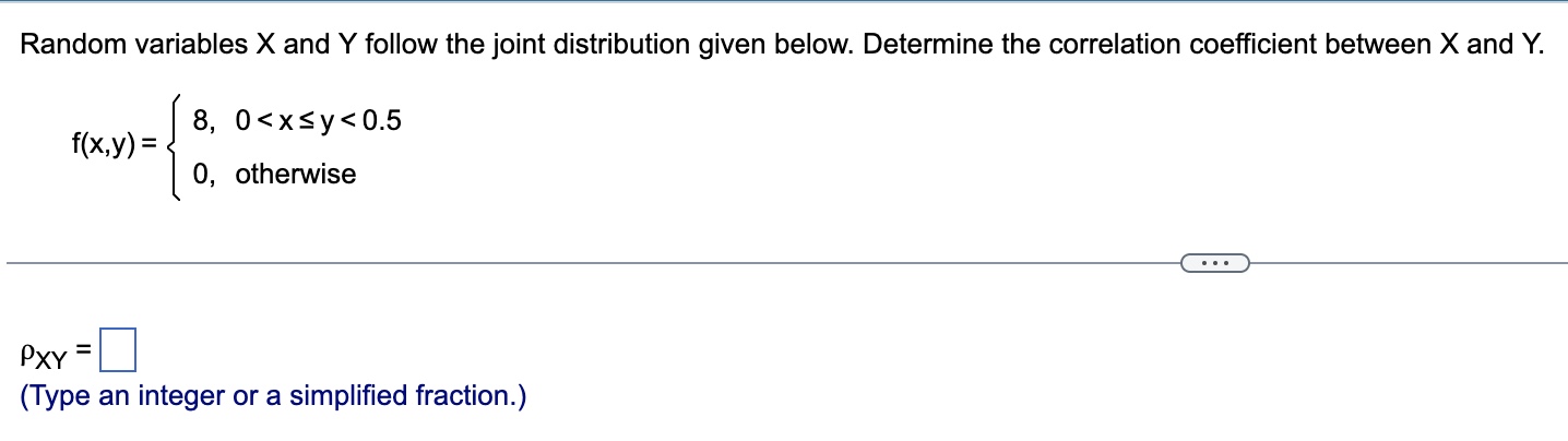 Solved Random variables X and Y follow the joint | Chegg.com
