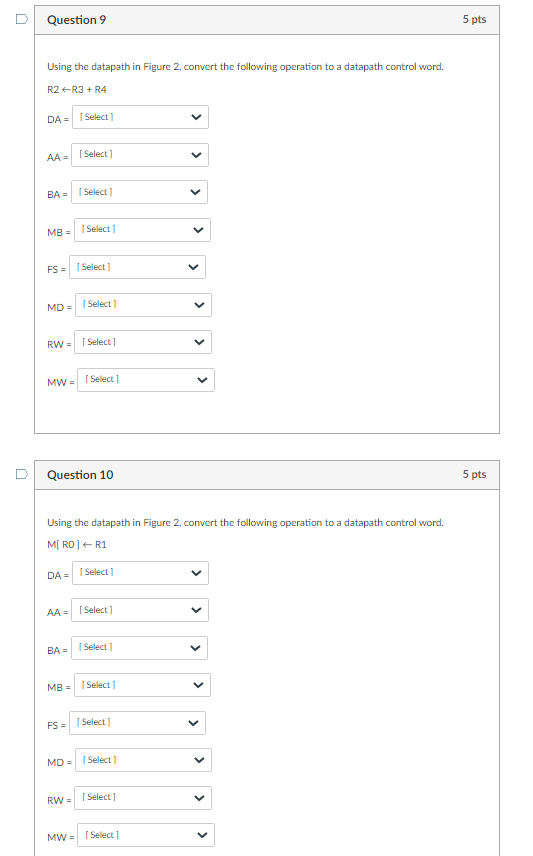 Solved For the complex instruction given below, list the | Chegg.com