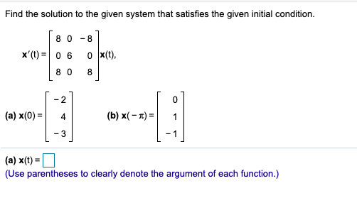 Solved The characteristic equation of the coefficient matrix | Chegg.com