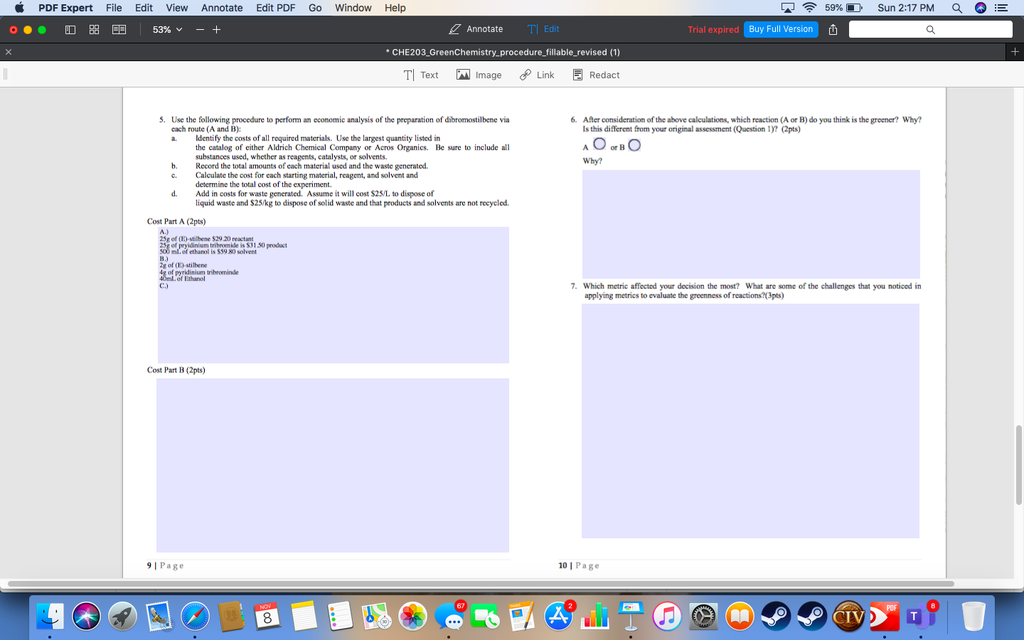 PDF Expert File Edit View Annotate Edit PDF Go Window | Chegg.com