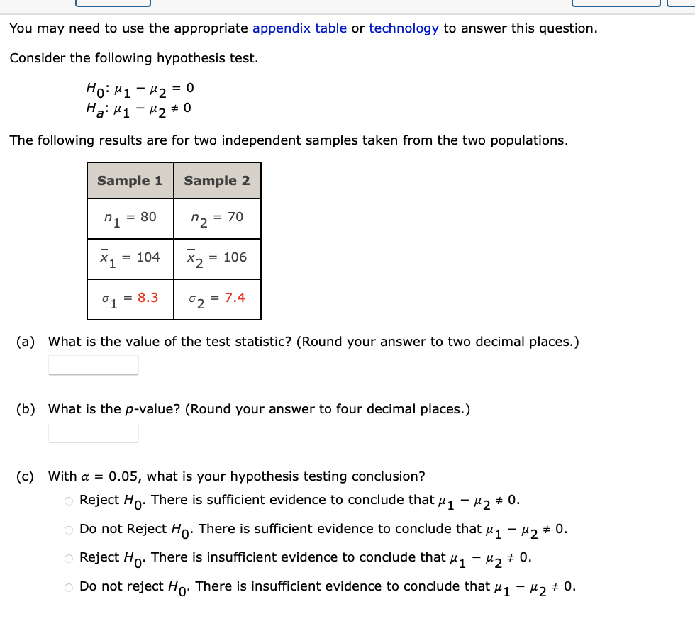 Solved You may need to use the appropriate appendix table or | Chegg.com