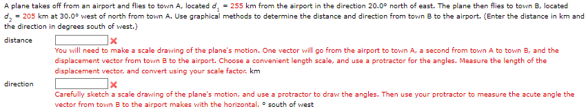 Solved B distance A plane takes off from an airport and | Chegg.com