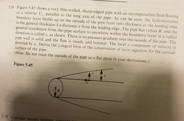 Solved 5.18 Figure 5.45 shows a very thin-walled, | Chegg.com