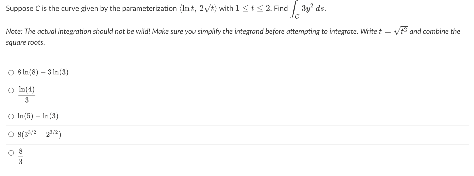 Solved Suppose C is the curve given by the parameterization | Chegg.com