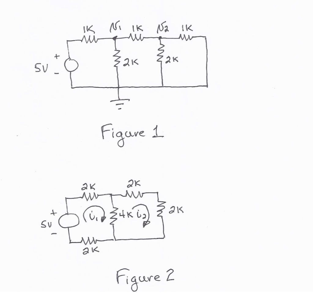 Solved Part 1: Calculate the node voltages V1 and V2 in the | Chegg.com