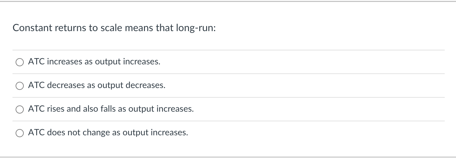 Solved When per-unit costs increase as output increases, | Chegg.com