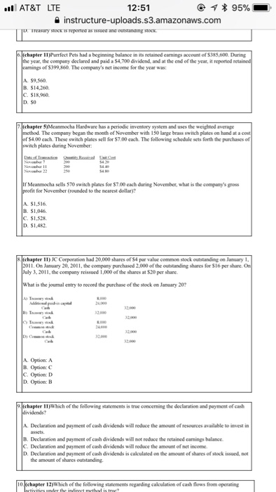 Solved AT&T LTE 12:51 a instructure-uploads.s3.amazonaws.com | Chegg.com