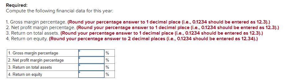 Solved Exercise 14-5 (Static) Financial Ratios for Assessing | Chegg.com