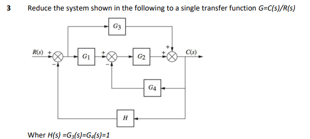 Solved 3 ﻿Reduce the system shown in ﻿the following to ﻿a | Chegg.com