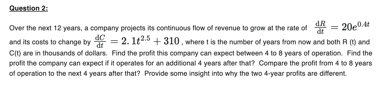 Solved Over the next 12 years, a company projects its | Chegg.com