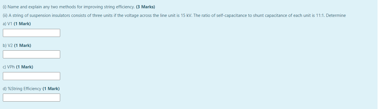 Solved () Name and explain any two methods for improving | Chegg.com