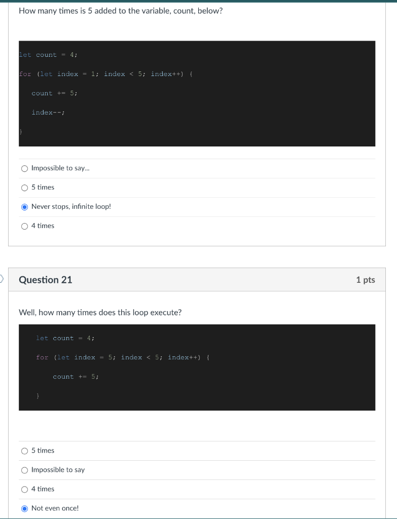 Solved Given the code below, what are the values of | Chegg.com