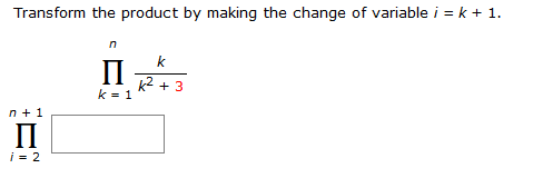 Solved Transform the product by making the change of | Chegg.com