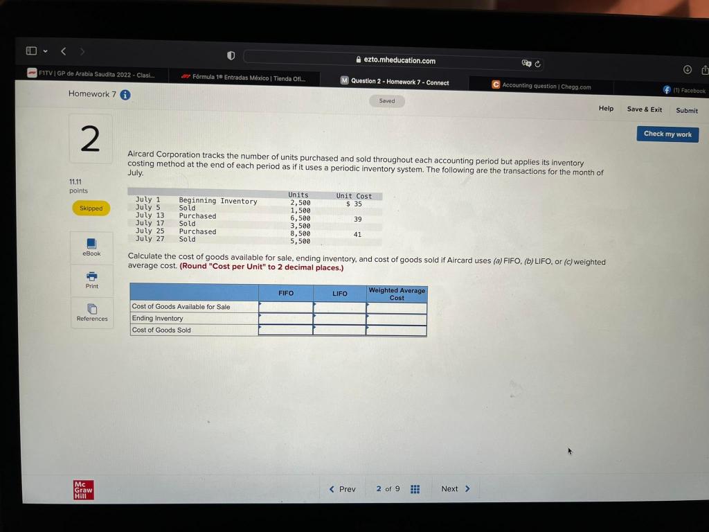 Solved ezto.mheducation.com DOC FITVI GP de Arabia Saudita | Chegg.com