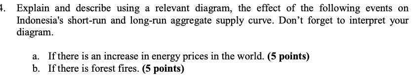 Solved 4. Explain and describe using a relevant diagram, the | Chegg.com