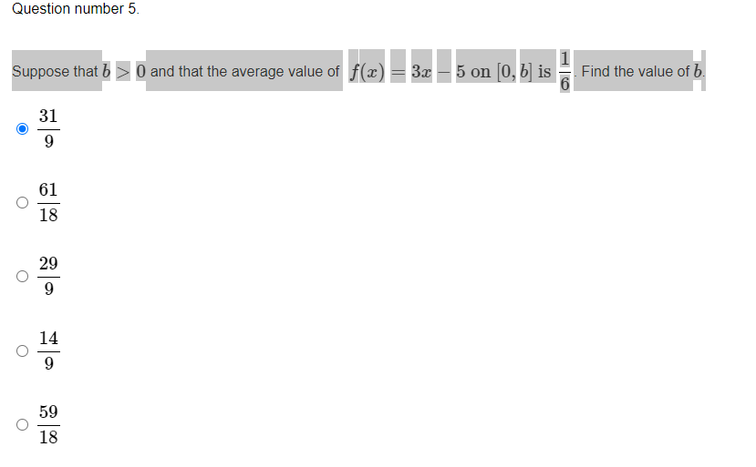 Solved Question number 5.Suppose that b>0 ﻿and that the | Chegg.com
