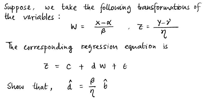 Suppose, we take the following transformations of the | Chegg.com