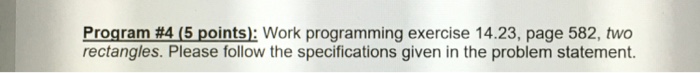 Solved Program #4 (5 points): Work programming exercise | Chegg.com
