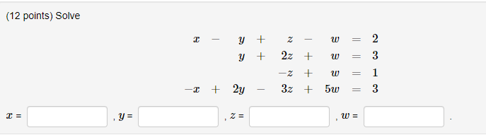 Solved 12 Points Solve