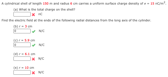 Solved A cylindrical shell of length 150 m and radius 6 cm | Chegg.com