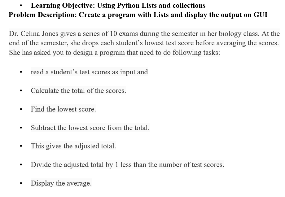 Solved 1 Analysis Describe The Problem Including Input And