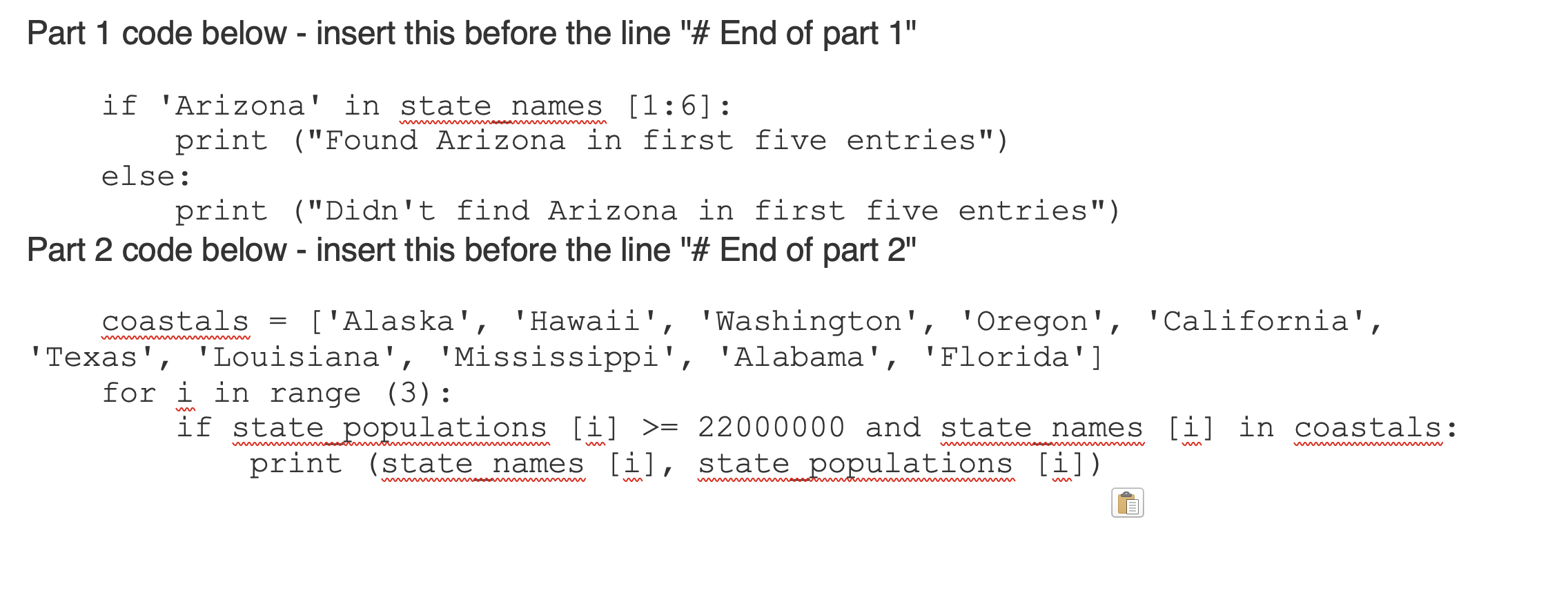 Solved I thought I had a solution to the program, but it has | Chegg.com