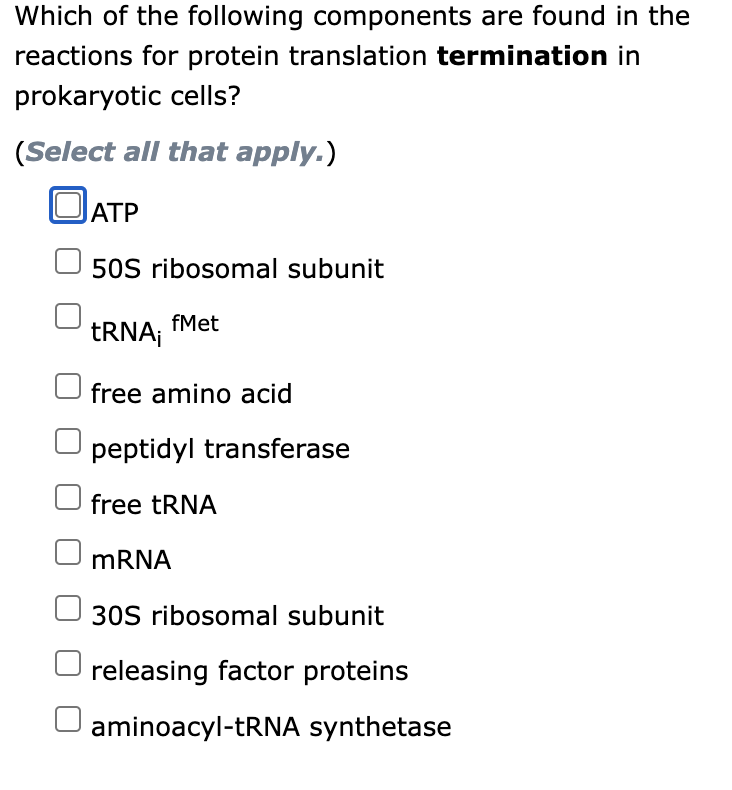 Solved Which of the following components are found in the | Chegg.com