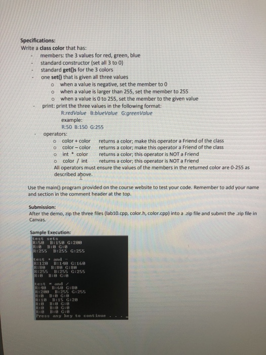 Solved CS 215 - Fall 2019 Lab 10 Due: Week after | Chegg.com