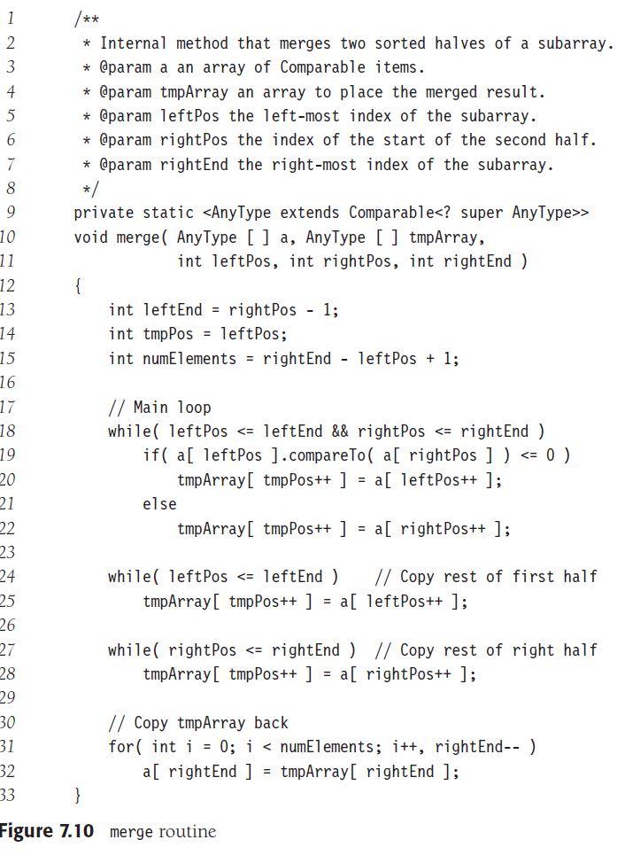 Consider a recursive Mergesort implementation, | Chegg.com