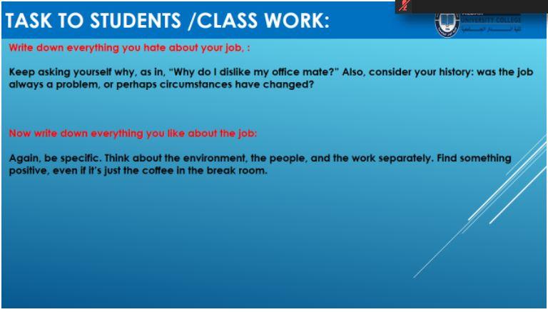 Solved BY COLLEGE TASK TO STUDENTS /CLASS WORK: Write down | Chegg.com