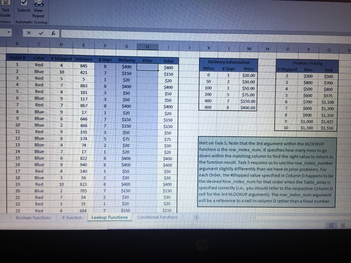 Solved Use The Hlookup Function In Cell H9 To Calculate The Chegg Solved Use The Hlookup Function In Cell H9 To Calculate The Chegg