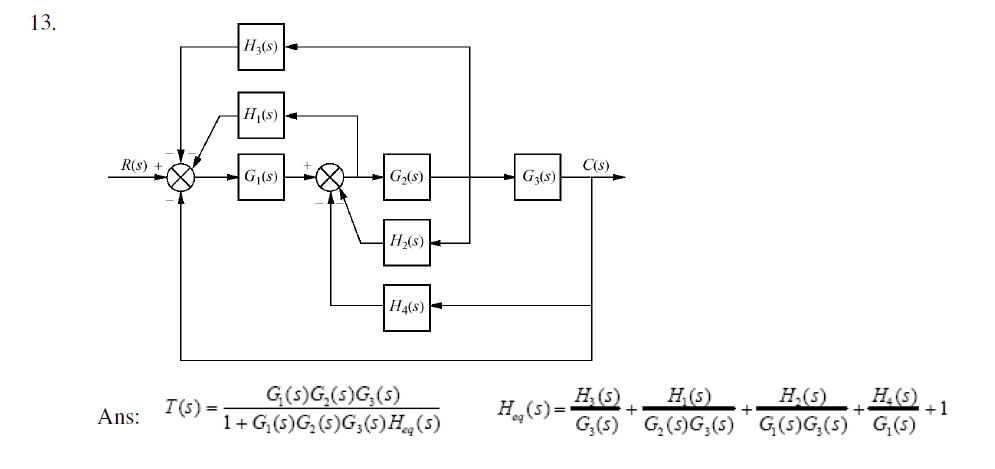 Solved How to reduce the system to single transfer function? | Chegg.com