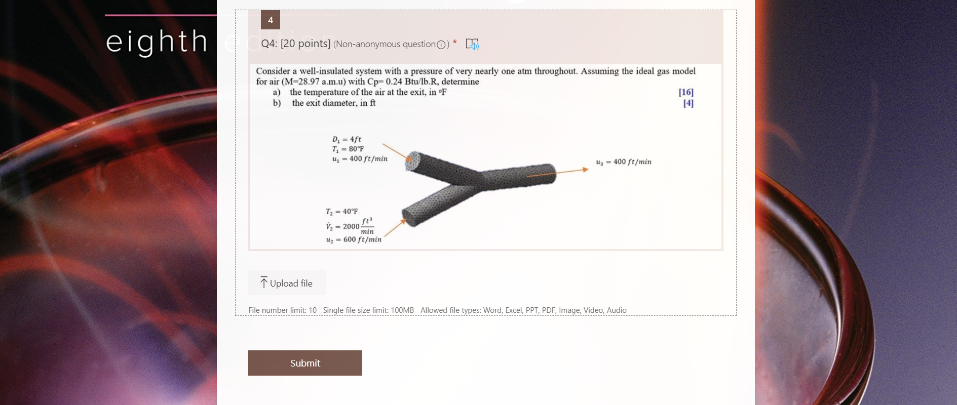 Solved 4 eighth Q4: [20 points] (Non-anonymous question )* | Chegg.com