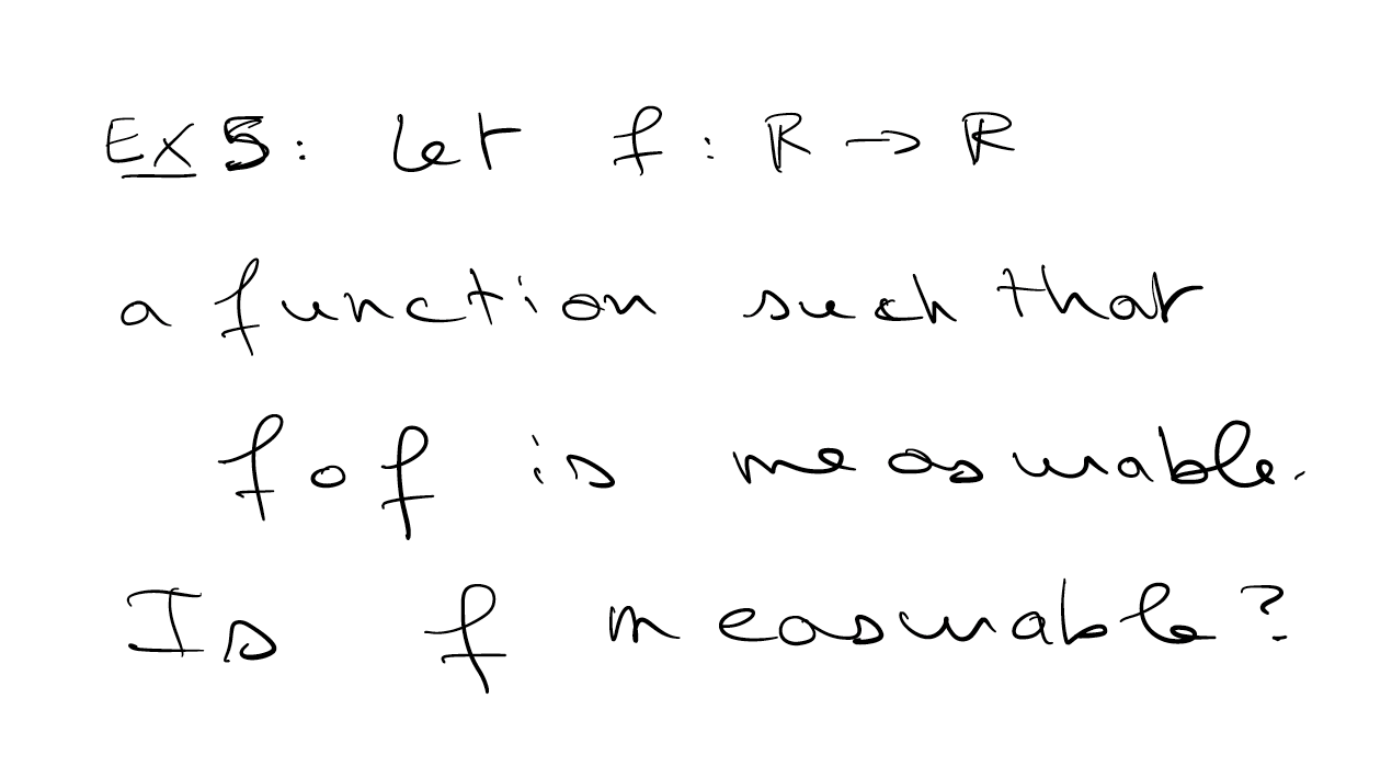 Solved Exs Let Fr→r A Function Such That F∘f Is Me As 
