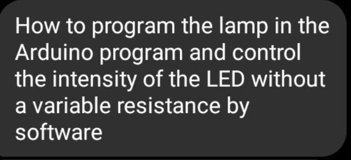 Solved How to program the lamp in the Arduino program and | Chegg.com