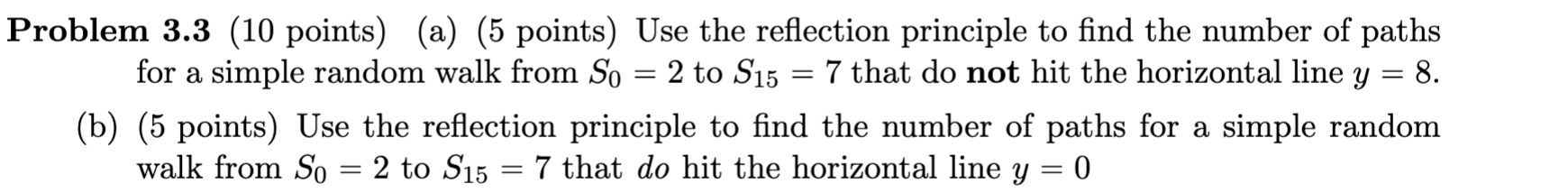 Solved Problem 3.3 (10 points) (a) (5 points) Use the | Chegg.com