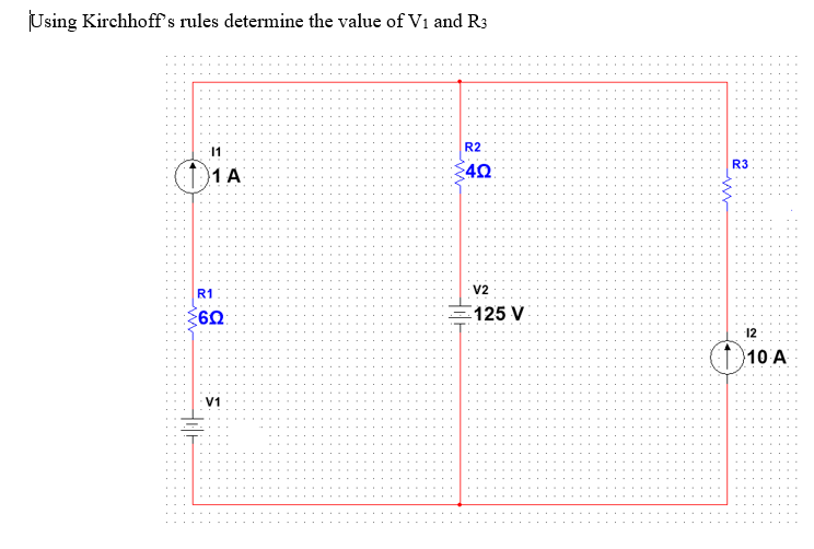 Solved Using Kirchhoff's rules determine the value of Vi and | Chegg.com