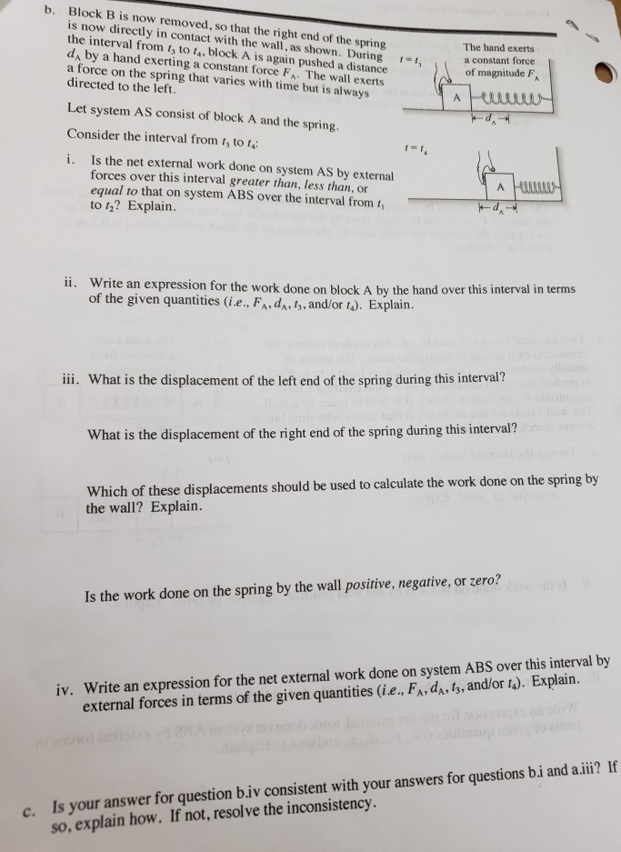 Solved WORK AND CHANGES IIN KINETIC ENERGY 1. In experiment | Chegg.com